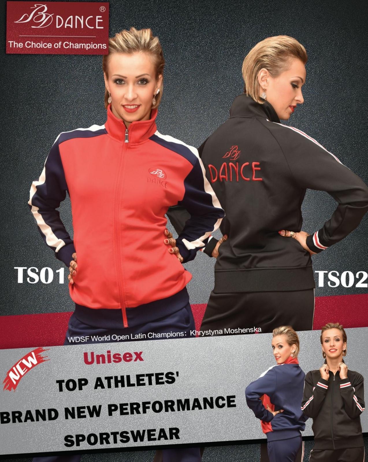 TrackSuits - TS01 - Red– BD Dance EU